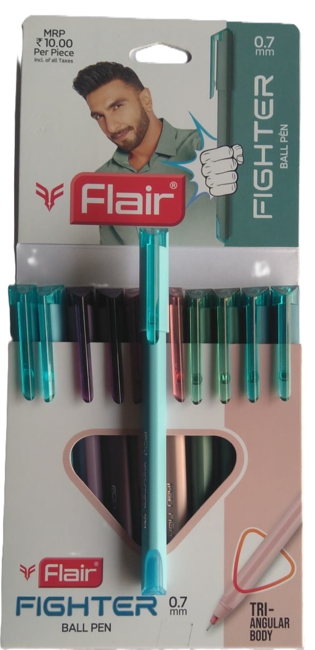 Flair Fighter Ball Pen Packet(Get 1 pen free on 10 pens) – SWASTIK ...
